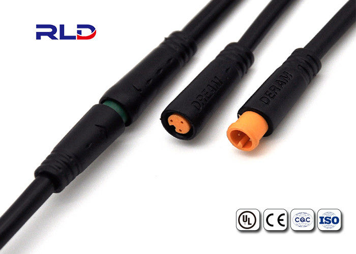 Male To Female Cable Multi Pin Connectors Waterproof 4 Pin Connector