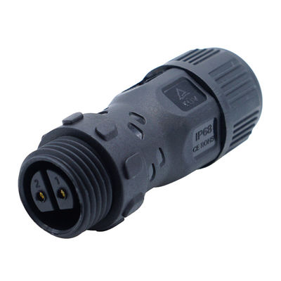 M16 IP67 Male Panel Mount Waterproof Outdoor LED Light Connector