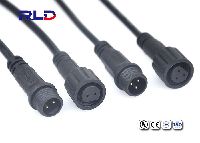 Female Male Pin Ebike Battery Connectors IP67 Waterproof Cable Wire ...
