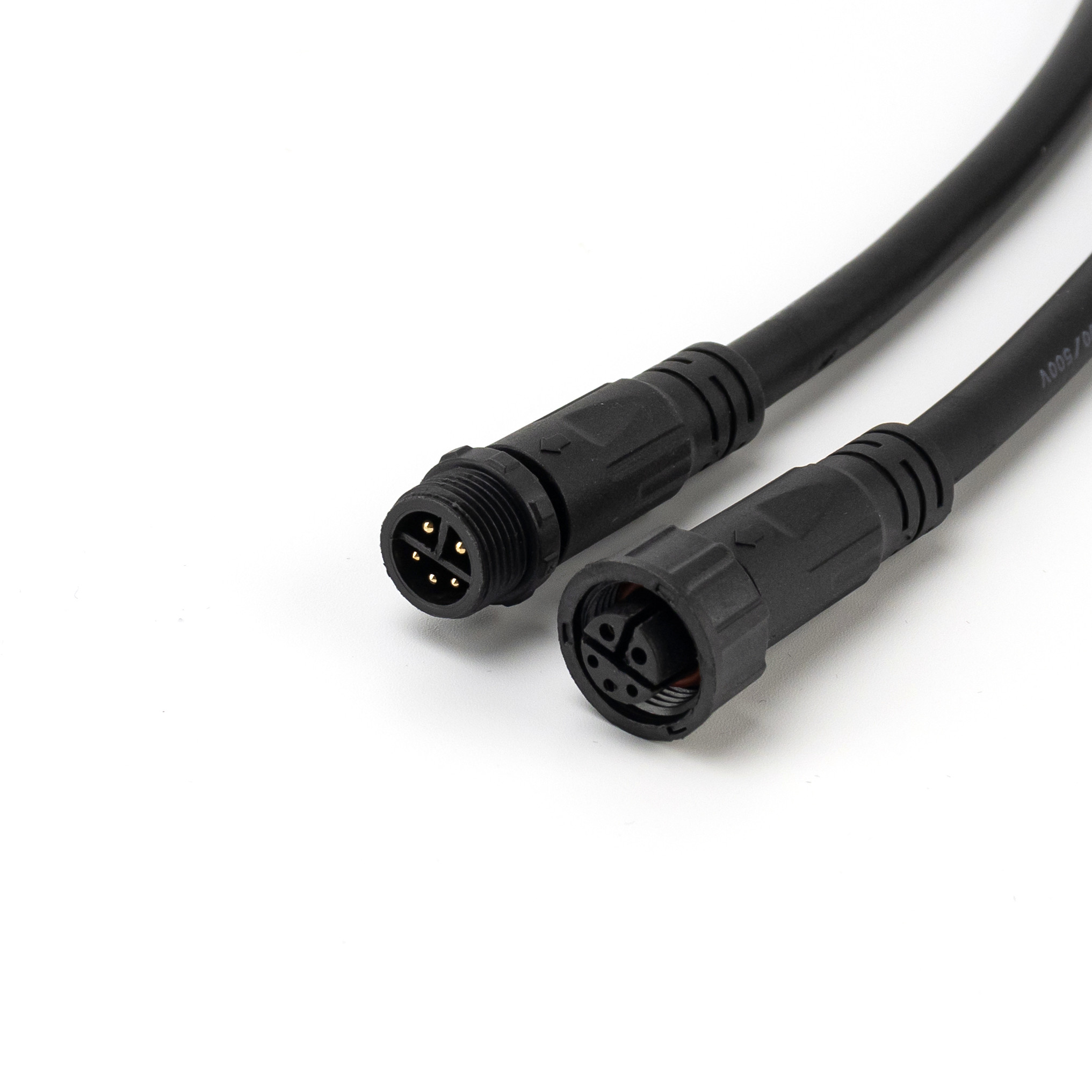 Circular Power M12 4 Pin Male Female Connector IP68 CCC Certified ...