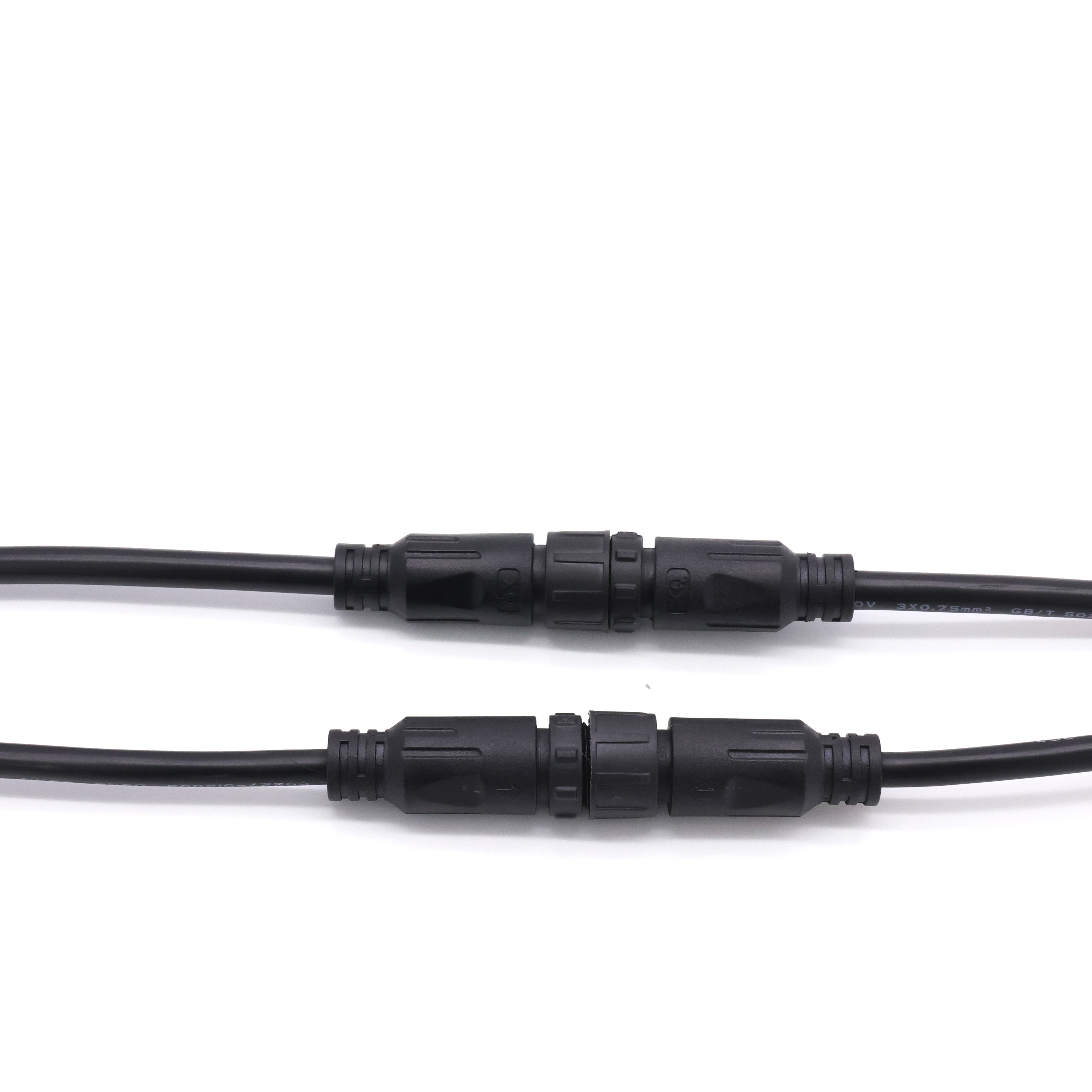 Thread Mating Style Screw Waterproof Connector M16 With 3 Cores