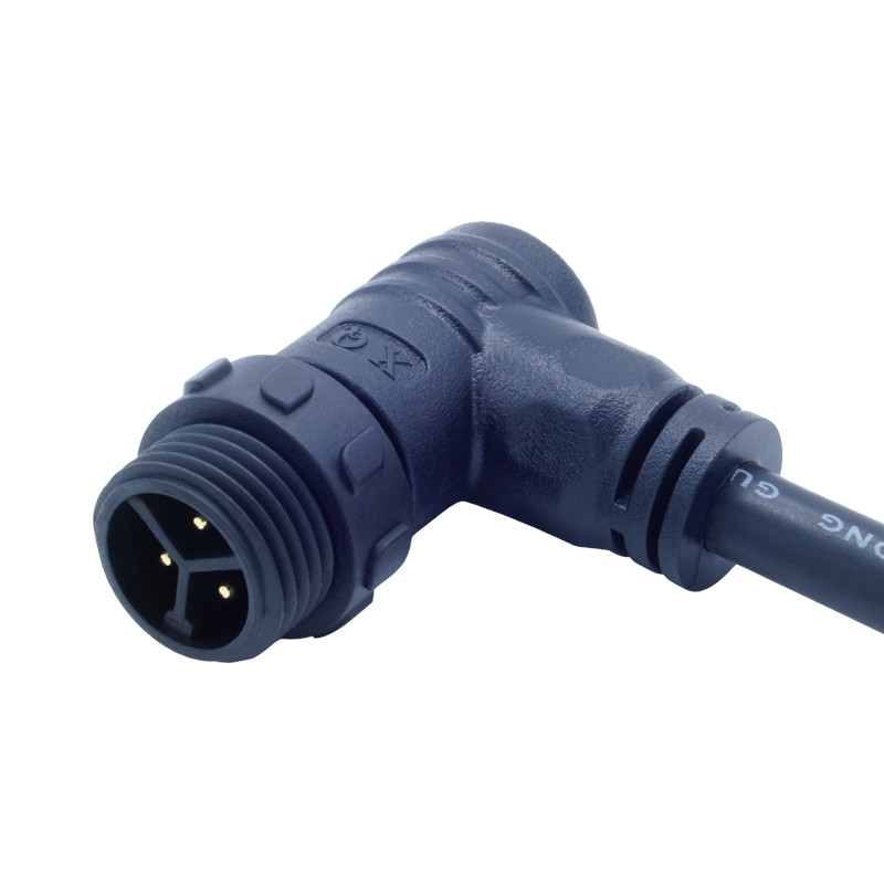PA66 Screw Type Waterproof Connector M16 Elbow Head for Electrical ...