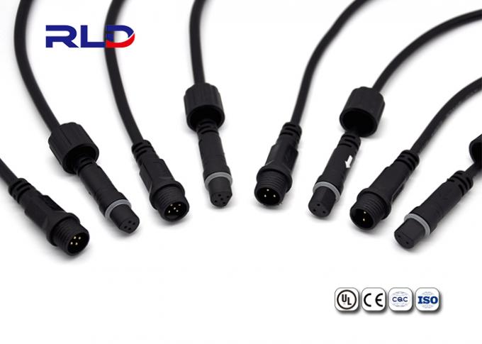 4 Pin 5 Pin M10 Waterproof Cable Connector For Led Outdoor Lighting